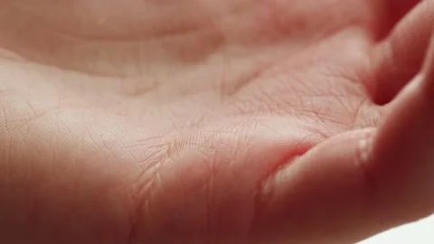 Hand skin texture close-up. Arm surface ... | Stock Video | Pond5
