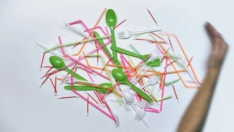 Plastic Utensils Stock Video Footage | Royalty Free Plastic Utensils ...