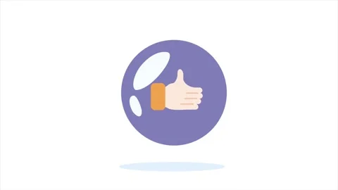 hand like thumb up animation | Stock Video | Pond5