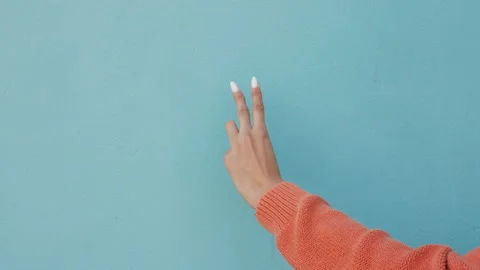 Hand of woman, countdown with math finge... | Stock Video | Pond5