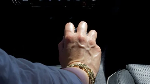 Hand of woman ticking on gear impatient ... | Stock Video | Pond5