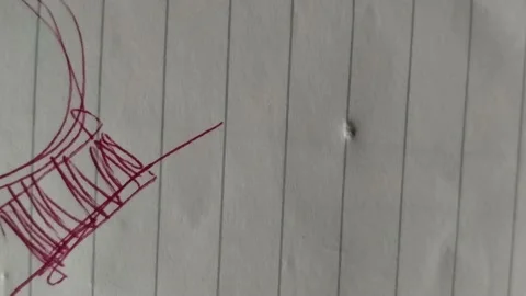 hand write paper stop motion animation. ... | Stock Video | Pond5