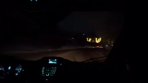 Handheld shot inside a car driving along... | Stock Video | Pond5