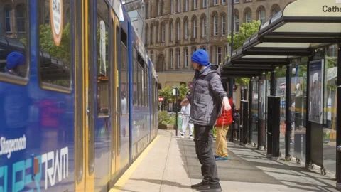 People Up Person Elderly A Stop Walking From Stock Footage ~ Royalty ...