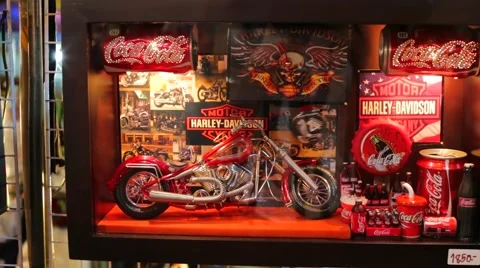 Handmade Coca Cola Coke Wall / Desk Cloc... | Stock Video | Pond5