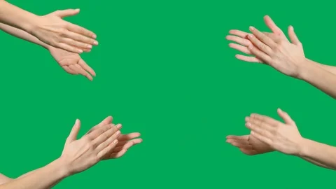 Green Screen Clapping Stock Video Footage | Royalty Free Green Screen ...