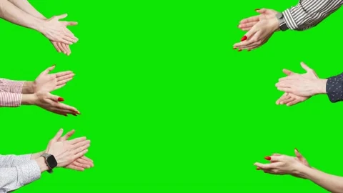 Green Screen Clapping Stock Video Footage | Royalty Free Green Screen ...