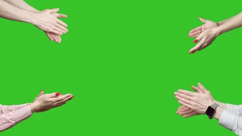 Green Screen Clapping Stock Video Footage | Royalty Free Green Screen ...
