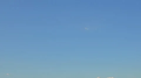 Hands up on blue sky background | Stock Video | Pond5