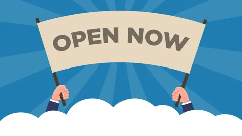 Now Open Sign Stock Video Footage | Royalty Free Now Open Sign Videos ...