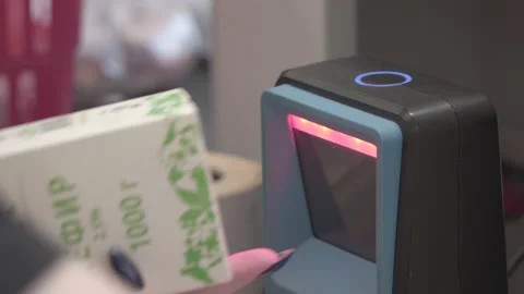 The hands of the cashier in the supermar... | Stock Video | Pond5