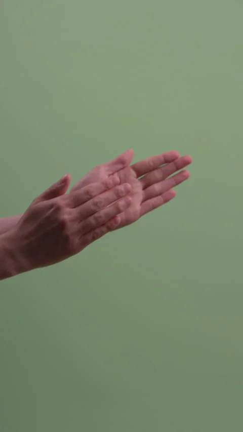 Hands Coming From the Side of the Screen... | Stock Video | Pond5