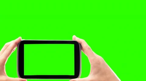 hands on a green screen, frame | Stock Video | Pond5