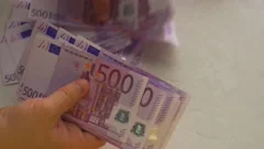 500 Euro Note Stack
