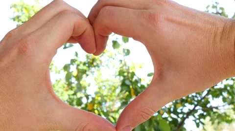 Hands Together Heart Stock Footage ~ Royalty Free Stock Videos | Pond5