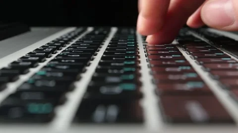 Hands of an office worker typing on keyb... | Stock Video | Pond5