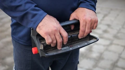 Hands of an operator using the controlle... | Stock Video | Pond5
