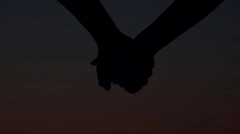 Hands separating, detail on black backgr... | Stock Video | Pond5