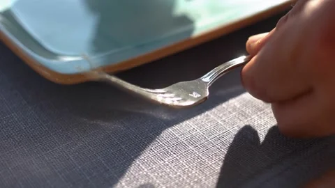 Hands of waiter serving table in restaur... | Stock Video | Pond5