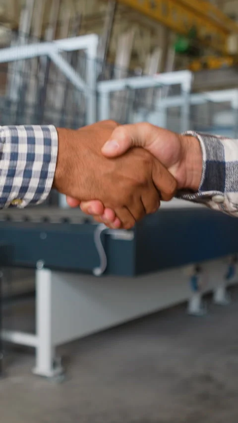 Factory Handshake Stock Video Footage | Royalty Free Factory Handshake ...