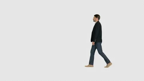 Handsome business man walking by, Alpha ... | Stock Video | Pond5