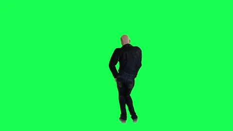 A handsome man in a green screen with a ... | Stock Video | Pond5