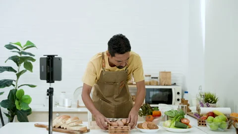 Home Chefs Influencer Stock Videos – Royalty-Free HD & 4K Videos