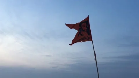 Hanuman. Flag | Stock Video | Pond5