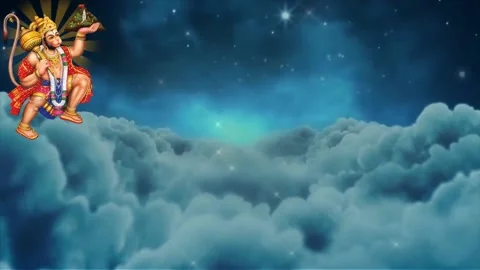 Hanuman Jayanti 01 - Virtual Green Scree... | Stock Video | Pond5