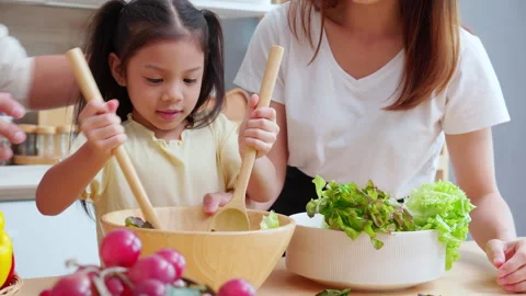 Happiness asian family with father, moth... | Stock Video | Pond5