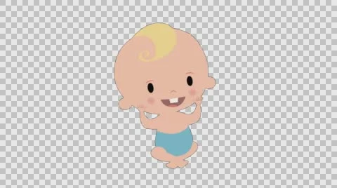 Happy Baby Animation | Stock Video | Pond5