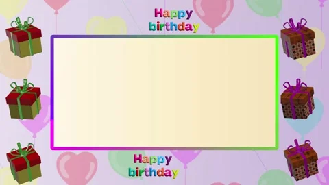 Birthday Backgrounds 4K Stock Videos – Royalty-Free HD & 4K Videos | Pond5