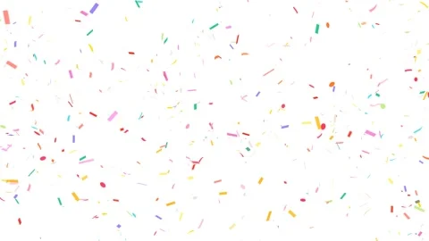 Happy Birthday Celebration Confetti Part... | Stock Video | Pond5