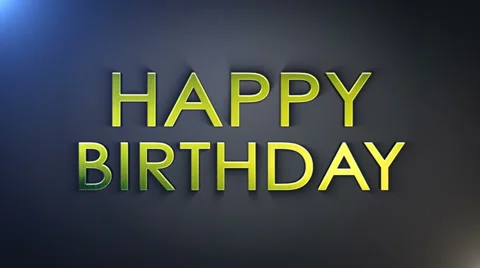 Happy Birthday Loop Stock Video Footage | Royalty Free Happy Birthday ...
