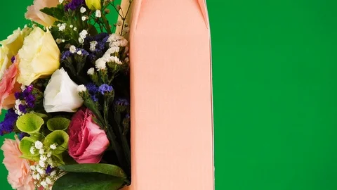 happy birthday greetings. box with a bou... | Stock Video | Pond5