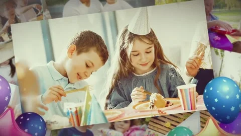 Happy Birthday Photo Slideshow ~ After Effects #309395822