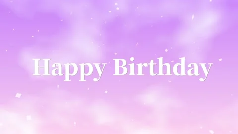 Happy Birthday text animation motion gra... | Stock Video | Pond5