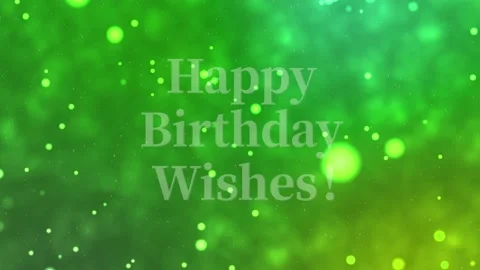 Happy Birthday text animation motion gra... | Stock Video | Pond5