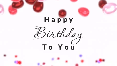 Happy Birthday Bold Stock Videos – Royalty-Free HD & 4K Videos