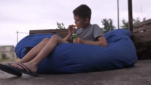 Boy Eats Good Stock Videos – Royalty-Free HD & 4K Videos