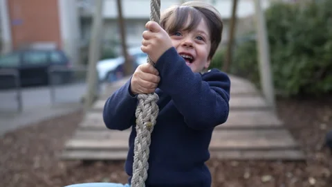 Kid Sliding Stock Footage ~ Royalty Free Stock Videos | Pond5