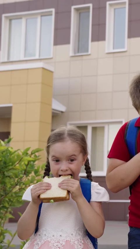 Boy In Eating Sandwich Stock Video Footage | Royalty Free Boy In Eating ...