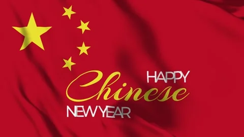 Happy Chinese New Year animation on Chin... | Stock Video | Pond5