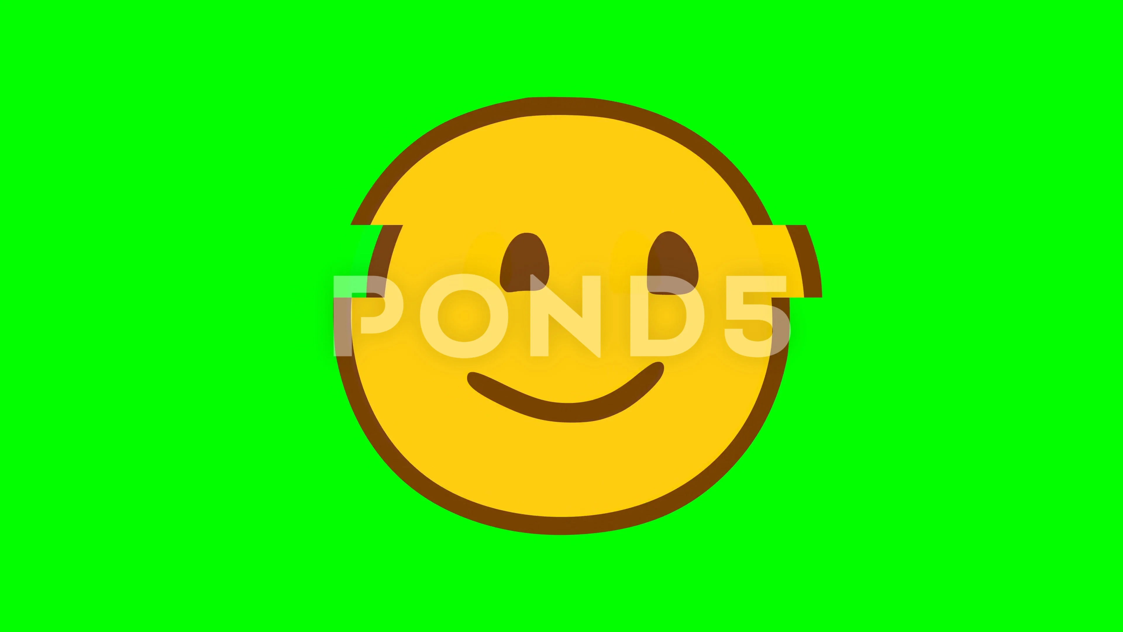 Green Smiley Face Icon