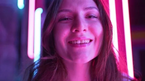 Neon Happy Face Stock Videos – Royalty-Free HD & 4K Videos