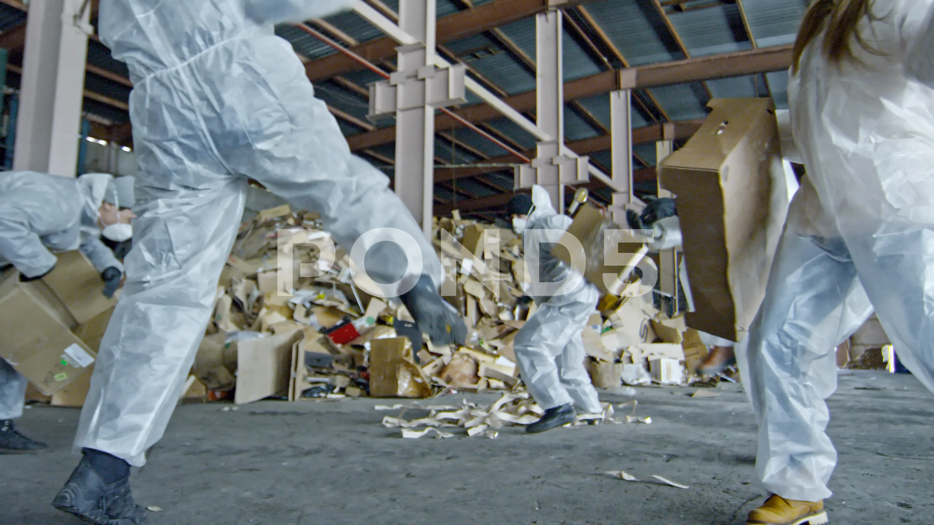 Happy Shoe Factory Workers