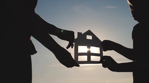 happy family construction house teamwork... | Stock Video | Pond5