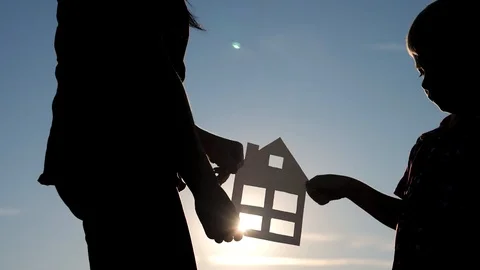 happy family construction house teamwork... | Stock Video | Pond5