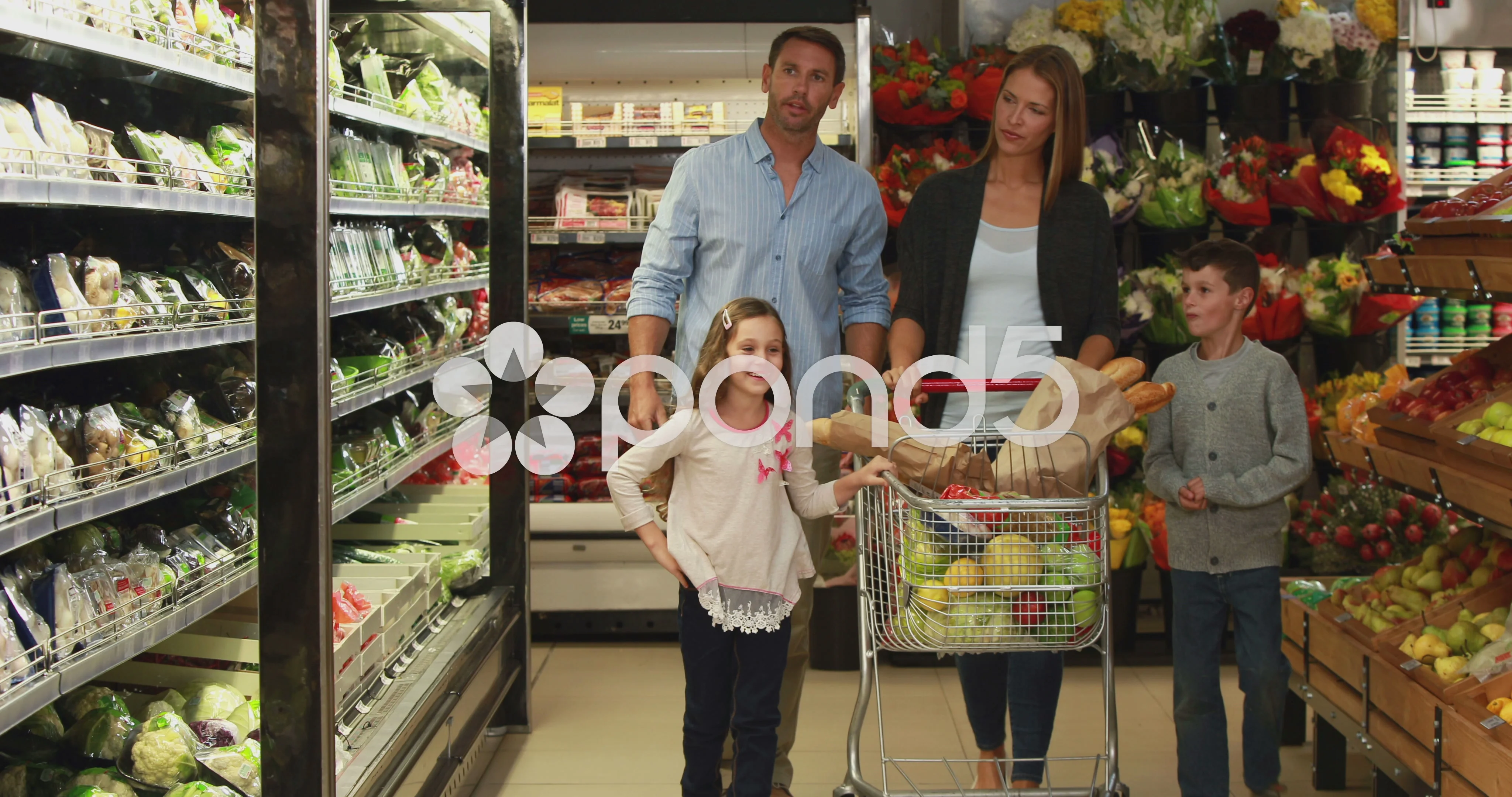 Happy Grocery Shopper