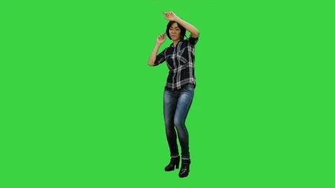 Green Screen Girl Dancing Stock Videos – Royalty-Free HD & 4K Videos